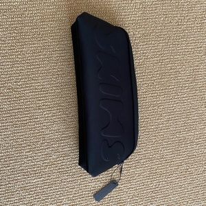 SKIMS | Bags | Skims Black Neoprene Cosmetic Pouch Bag Nwt | Poshmark